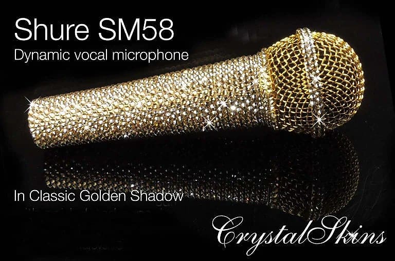 Shure SM58 2024 - Gold Crystal | Reverb UK