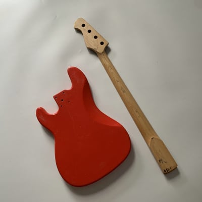 Harley Benton Red Precision PB Style Bass Guitar | Reverb Deutschland