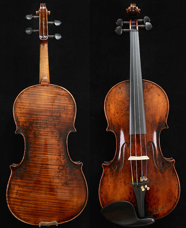 Stradivari 1716 Messiah Violin Model Master Wang's Own Work | Reverb