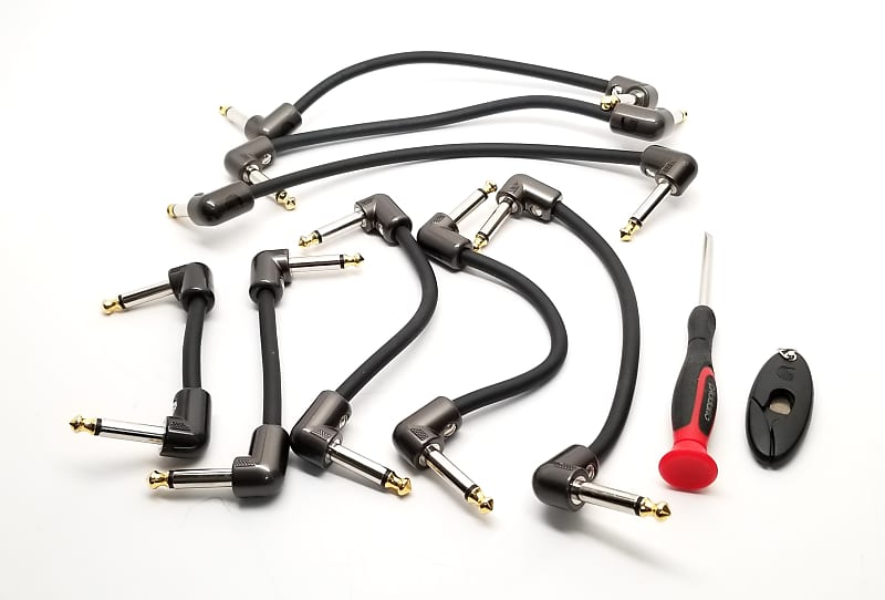 Eight used Planet Waves Solderless Patch Cables of various | Reverb