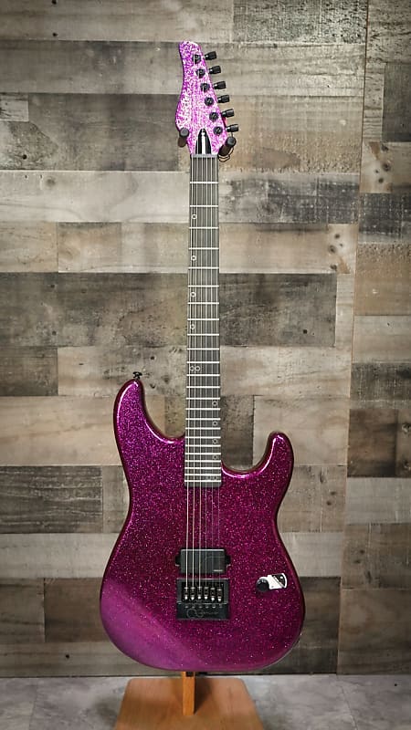 Schecter Daniel Haniß Danskimo-6 Purple Sparkle Electric | Reverb