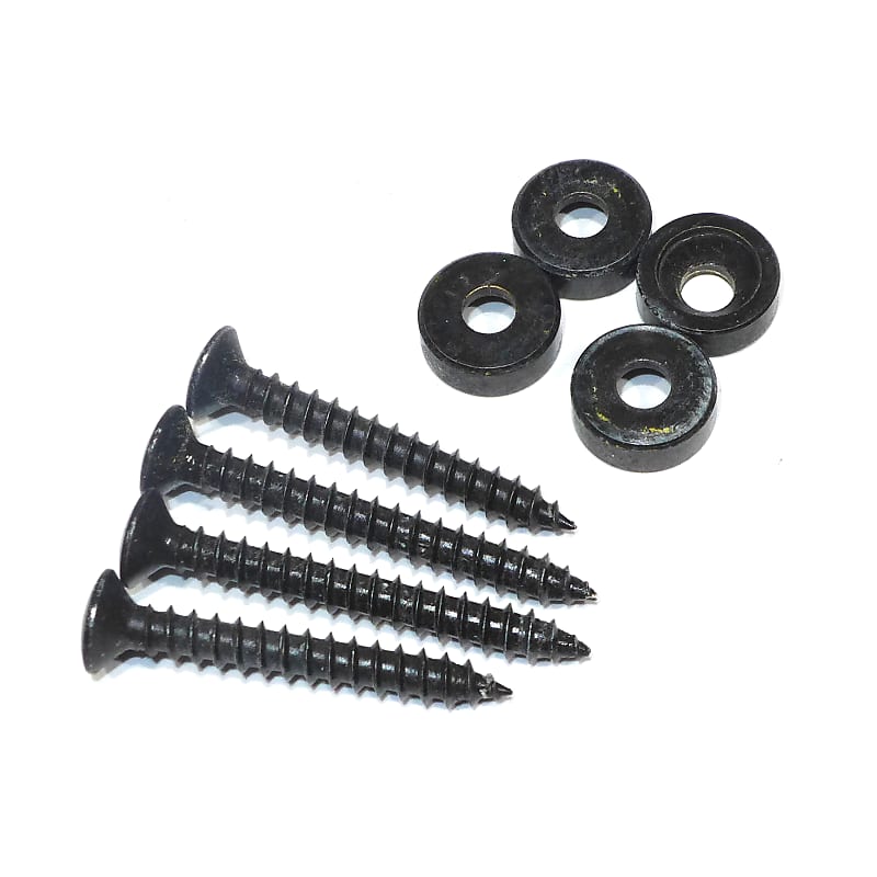 4 Neck Screws Bushings Black from 2007 Ibanez RG4EX1 Electric | Reverb