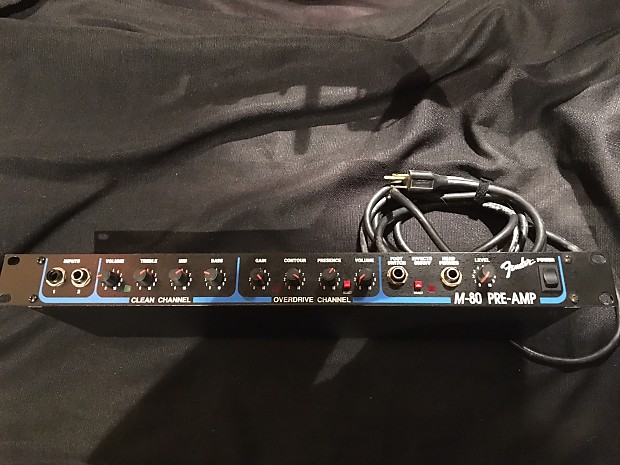 Fender M-80 Preamp USA rack unit Serviced & Ready VIDEO | Reverb