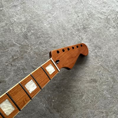 Stratocaster Roasted Replacement Neck Block Inlays 21 | Reverb