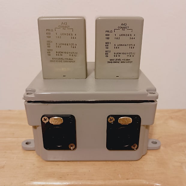 UTC A43 stereo transformer mix bus box w/ splitter option | Reverb UTC A43 stereo transformer mix bus box w/ splitter option | Reverb