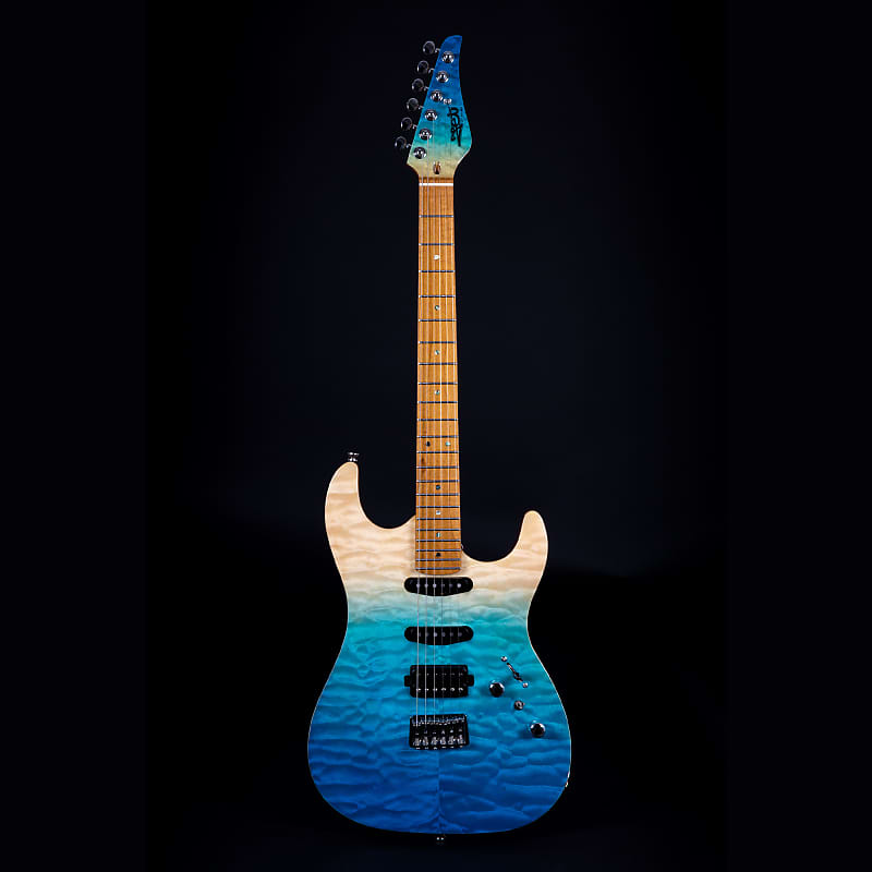 JET JS-1000 QTBL - Gloss Transparent Blue | Reverb