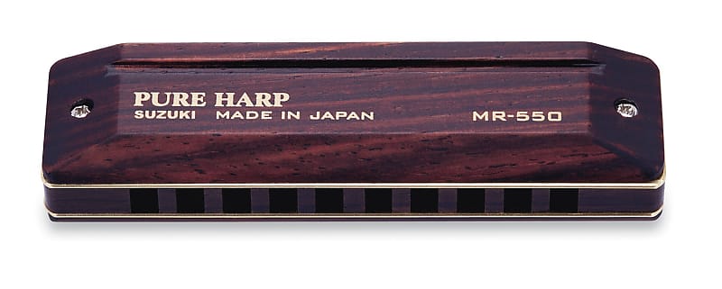 Suzuki MR-550-HG Pure Harp Key of High G Harmonica w/ABS Case | Reverb