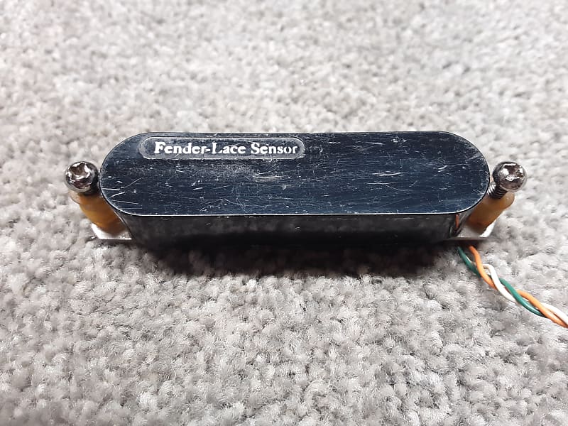 Fender-Lace Sensor Silver- Black cover 90s | Reverb