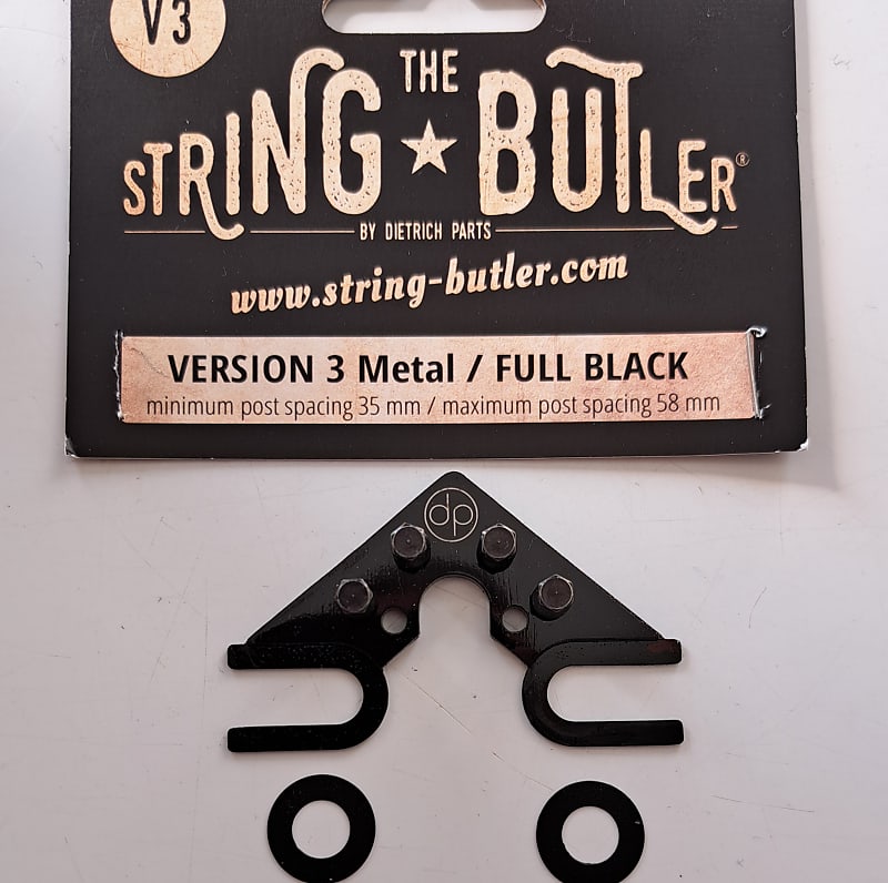 The String Butler VERSION 3 Metal / FULL BLACK 2020 - All | Reverb