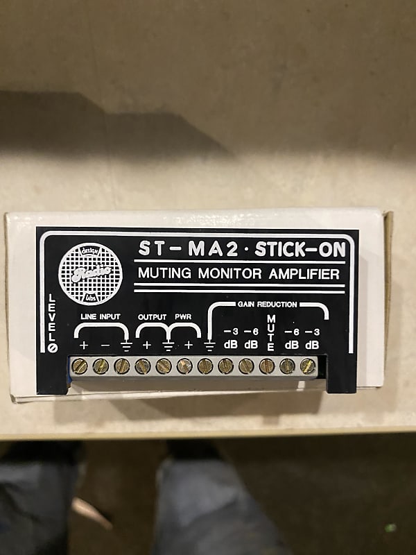 Radio Stick-ons RDL ST-SH2 Muting Monitor Amplifer | Reverb