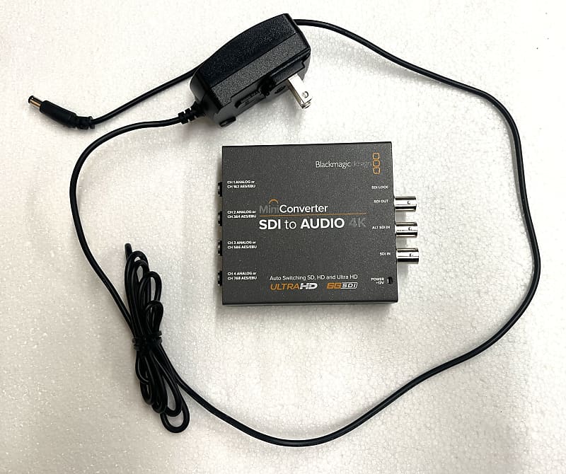 Blackmagic Design Mini Converter SDI to Audio 4K Gray | Reverb