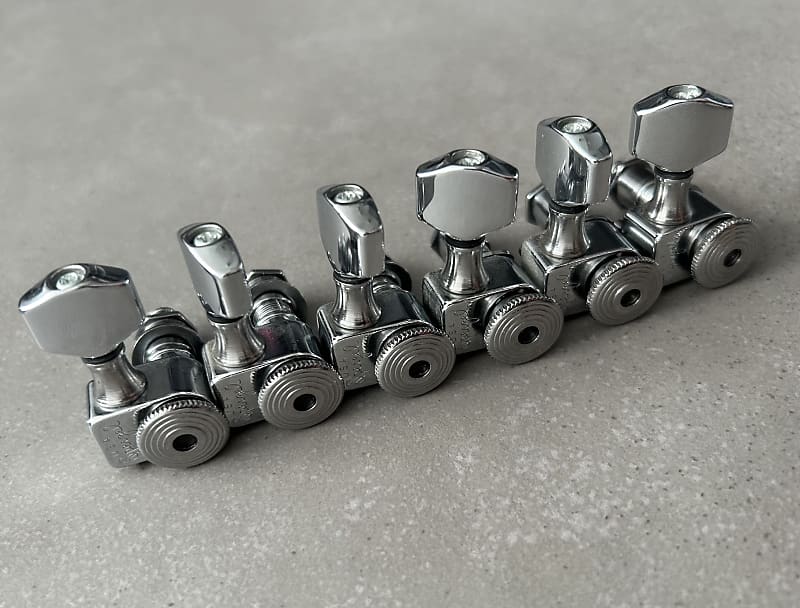 Sperzel 6-in-line locking tuners 2020 - Chrome | Reverb