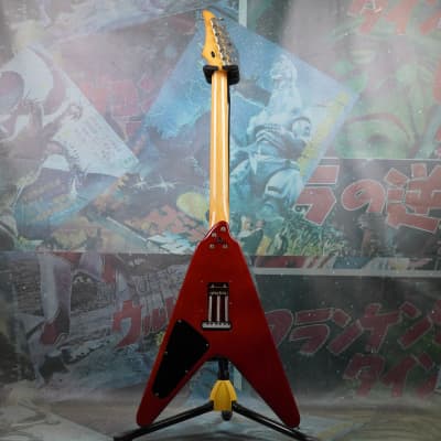 Tokai Flying V FVD-80 1980's Cherry Burst MIJ Japan | Reverb