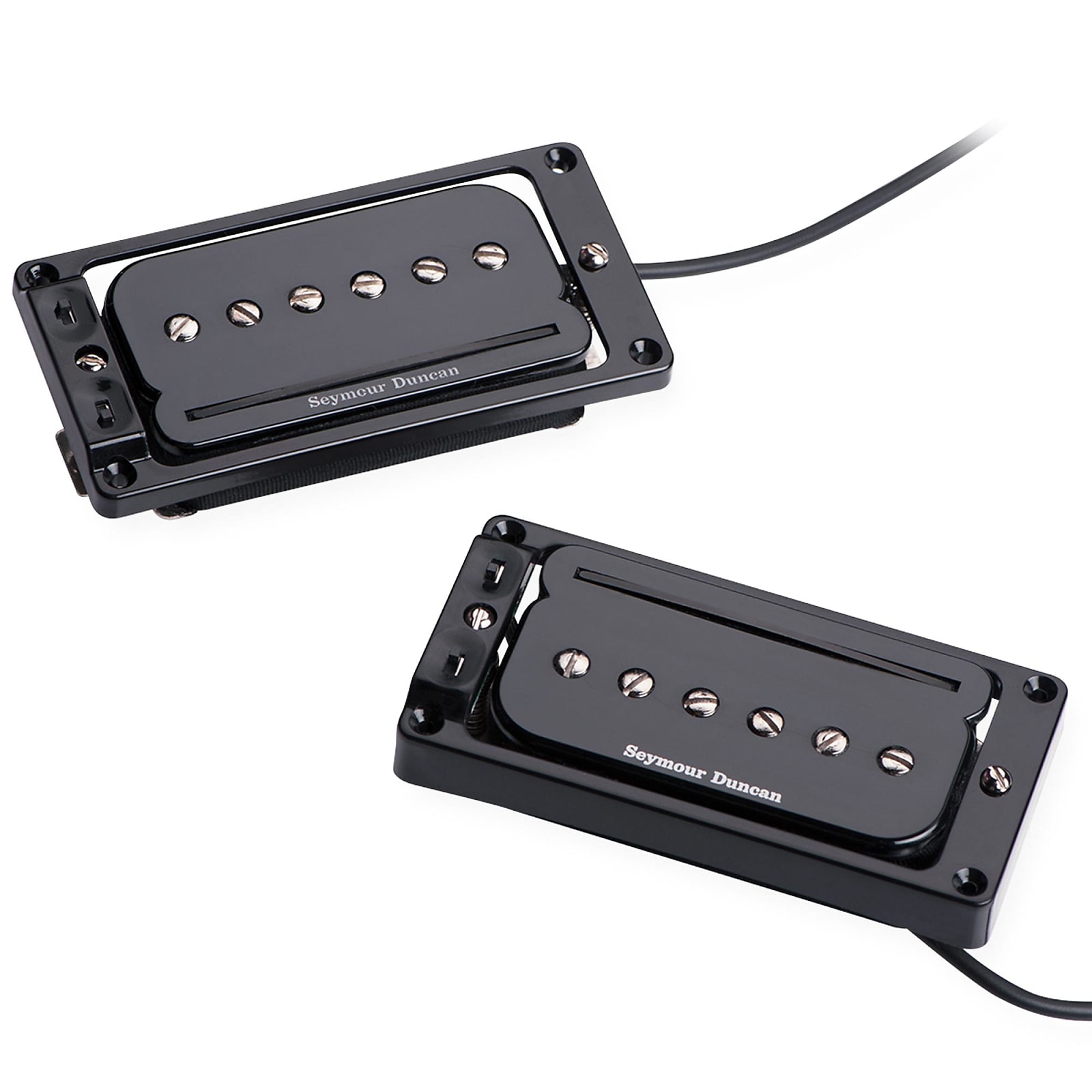 Seymour Duncan P-Rails with Flat Triple Shot Mounting Rings | Reverb