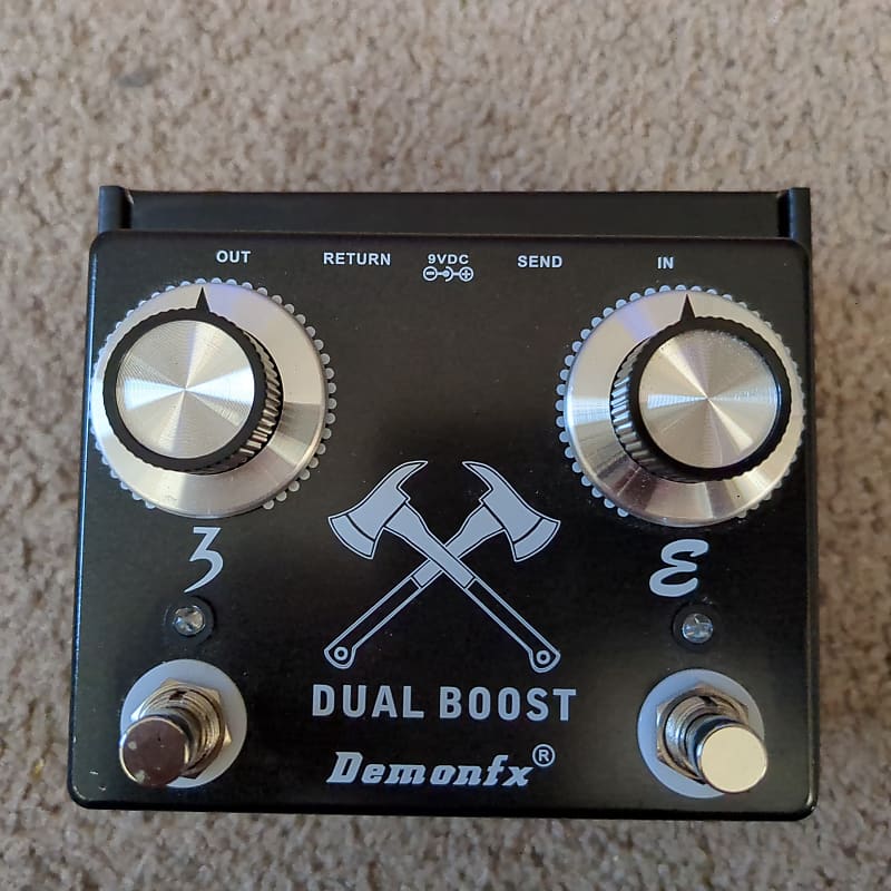 Demon FX Dual Boost - Black | Reverb