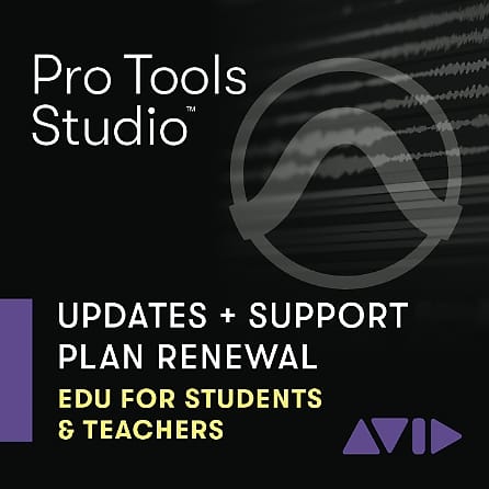 Avid Pro Tools Studio 1-Yr Software Updates + Support Plan | Reverb
