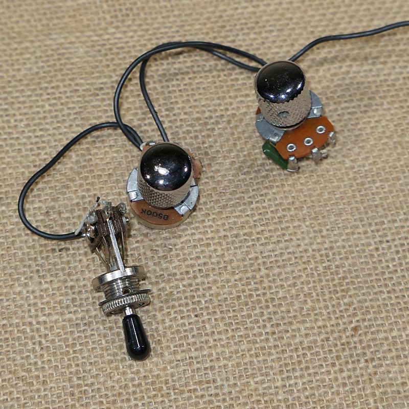 500K Pots + 3-way Switch Chrome, Genuine 2004 ESP LTD Viper | Reverb