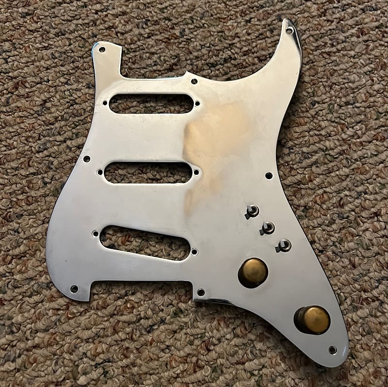 1980 Schecter Guitar Research - Chrome Plated Brass Strat | Reverb