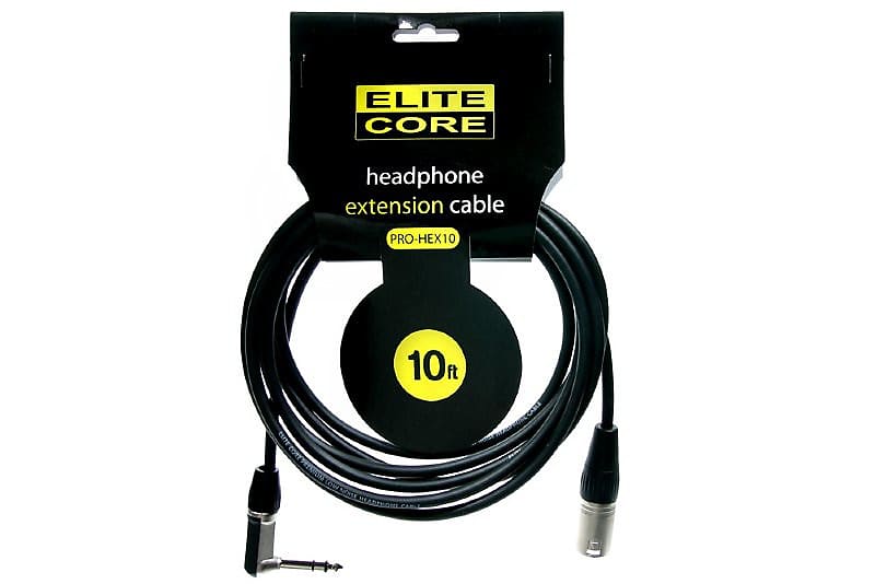 Elite Core EC-PRO-HEX10 10' Headphone Extension Cable (1/4" | Reverb