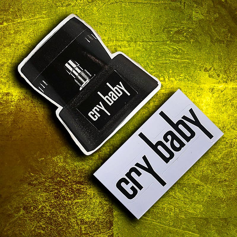 DUNLOP CRY BABY STICKER SET (2 PACK) INSANELY RARE LIMITED | Reverb