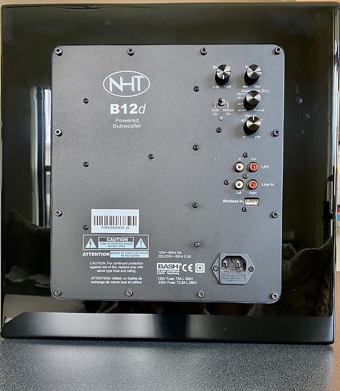 NHT B12d 12" 500 Watt Suspension Powered Subwoofer | Reverb