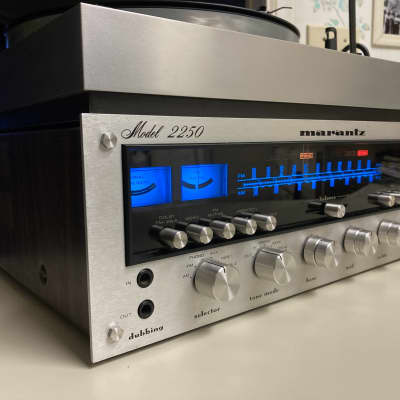 Marantz 2250 Stereophonic Receiver 1977 Brushed Silver Alumn. | Reverb