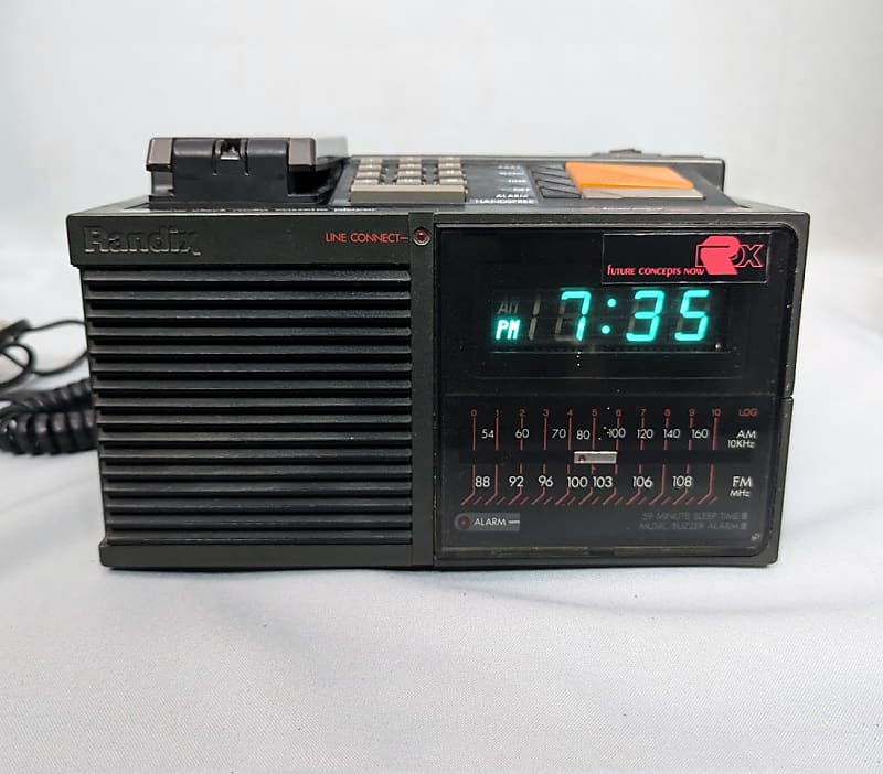 Rare Randix c-P700 Telehone / Alarm / AM-FM Clock Radio / | Reverb UK