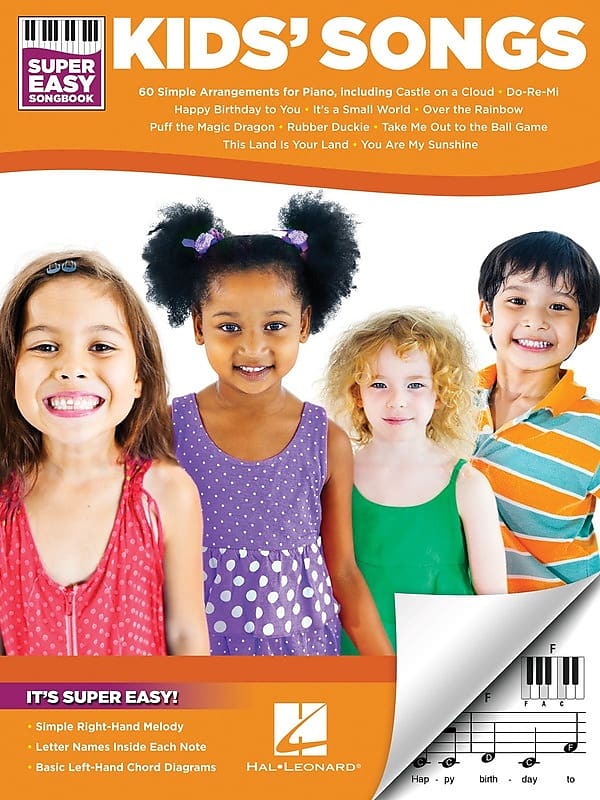 Kids Songs Super Easy Songbook (Softcover Book) | Reverb