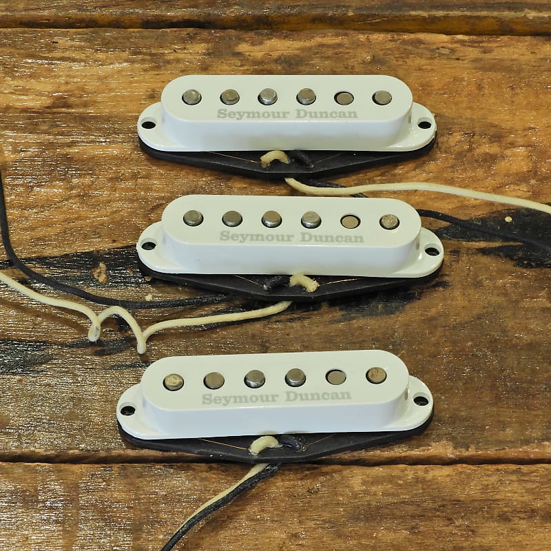 Seymour Duncan SSL-1 Stratocaster Pickup Set - White | Reverb
