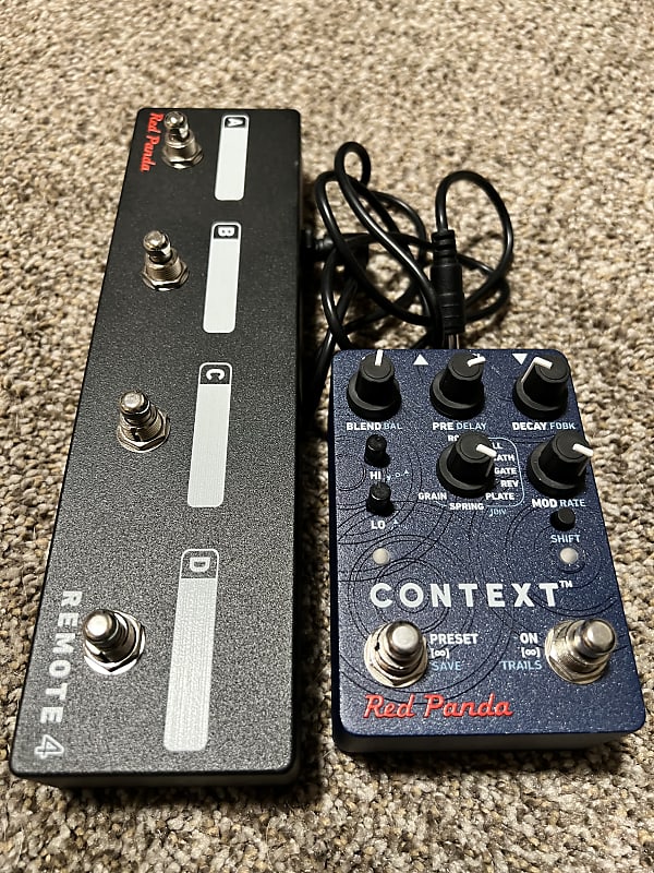 Red Panda Context Reverb V2 w/ Remote 4 Footswitch! QUICK | Reverb