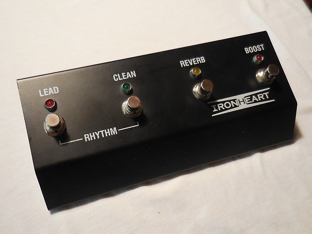 Laney FS4-IRT 4-way footswitch for Ironheart series amps | Reverb