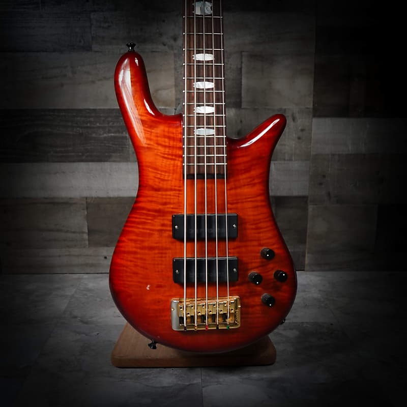 Spector Euro 2001-2003 Amber Gloss Bartolini Pickups | Reverb