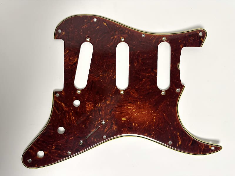 RebelRelic Stratocaster 100% Celluloid Tortoise Pickguard - | Reverb