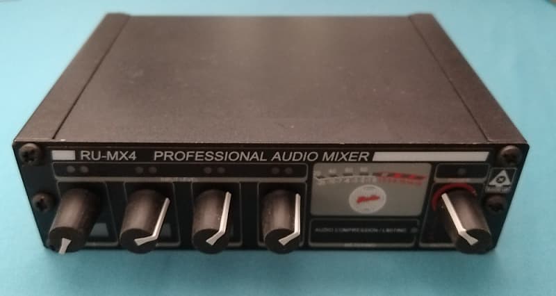 RDL RU-MX4 Pro 4 Ch Mic/Line Mixer w/Phantom Power Mic & Line | Reverb