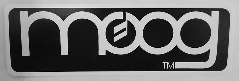 Moog logo sticker - Minimoog - Polymoog - Sonic Six - Taurus | Reverb