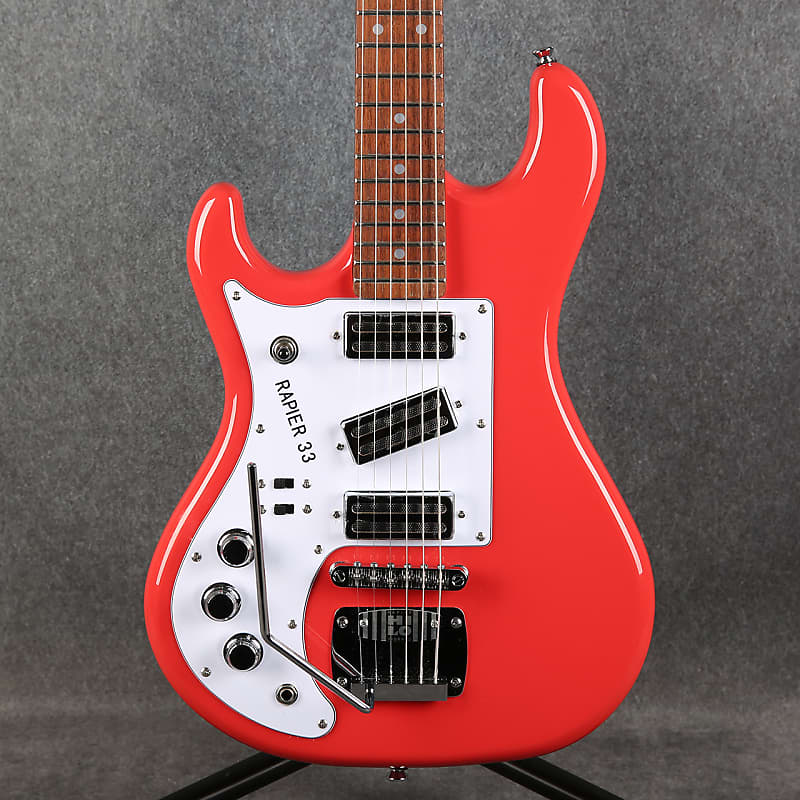 Rapier 33 Electric Guitar - Left Handed - Fiesta Red - 2nd | Reverb