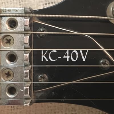 Washburn KC-40V 1990 Electric Guitar Blue Woodstone Floyd | Reverb