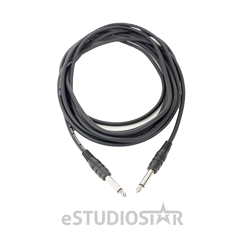 AxcessAbles 1/4 Inch TRS Instrument Cable 10ft | 6.35mm Male | Reverb