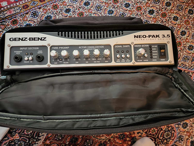 Genz Benz Neo-Pak 3.5 bass amp, 350w at 4 ohms, 500w at 2 | Reverb