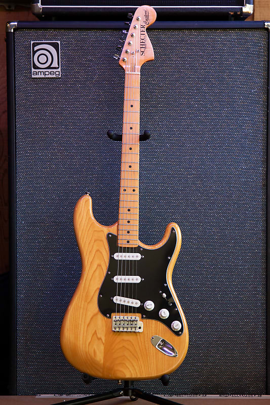 Schecter Strat Custom - Natural | Reverb