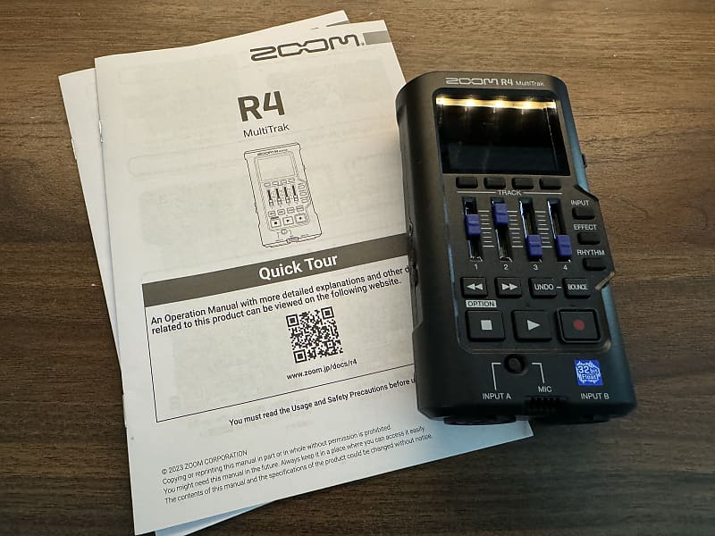 Zoom R4 32-bit Float 4-track Digital Recorder 2023 | Reverb