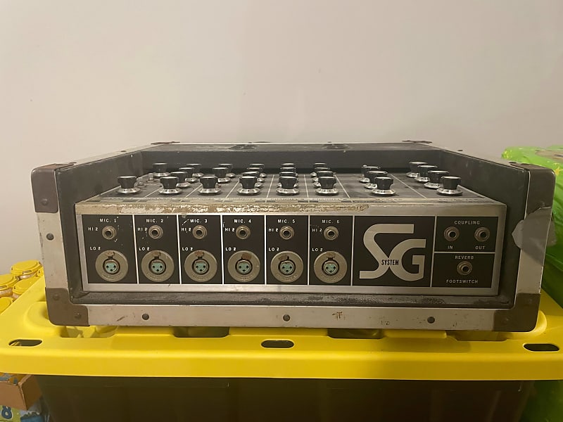 CMI Electronics SG-812 Powered PA Mixer Black | Reverb