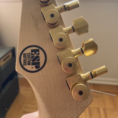 ESP Custom Ash Strat 1990s - Red | Reverb