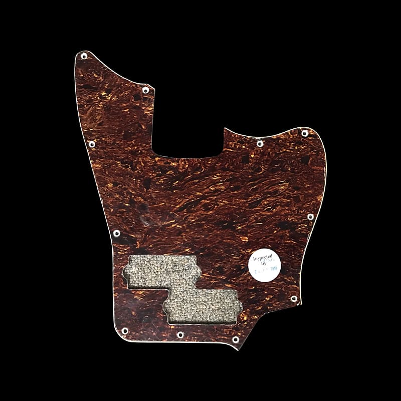Squier- Jaguar bass pickguard, tortoise shell | Reverb
