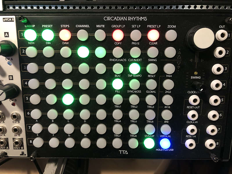 Tiptop Audio Circadian Rhythms - Black | Reverb