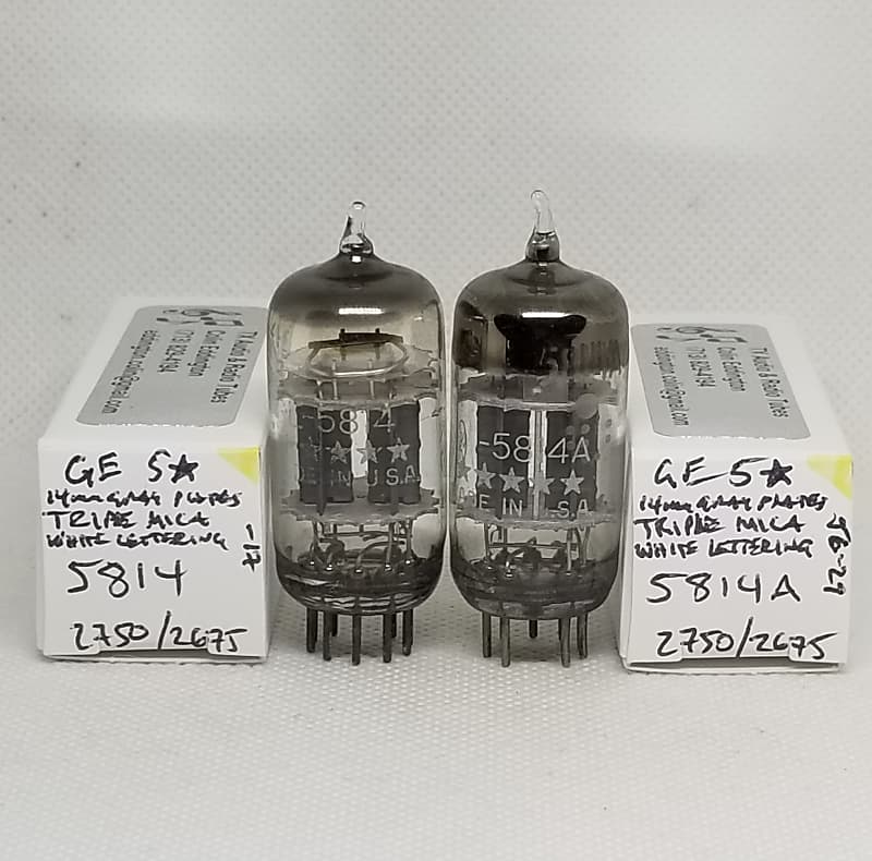 GE 5 Star 5814A Triple Mica, Gray Plate, Well Matched (2.7%) | Reverb