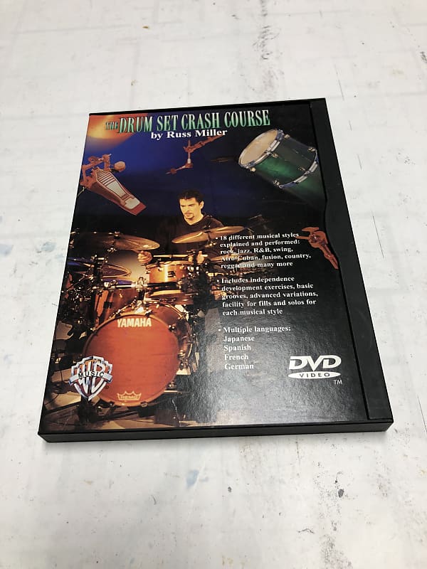 The Drum Set Crash Course DVD by Russ Miller | Reverb