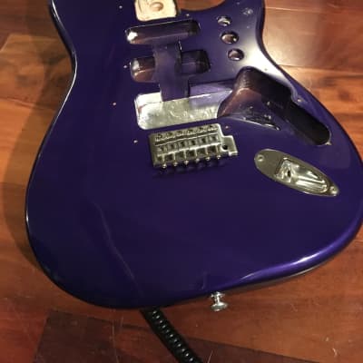 Gen. Fender Midnight Blue Purple Standard Strat Stratocaster | Reverb