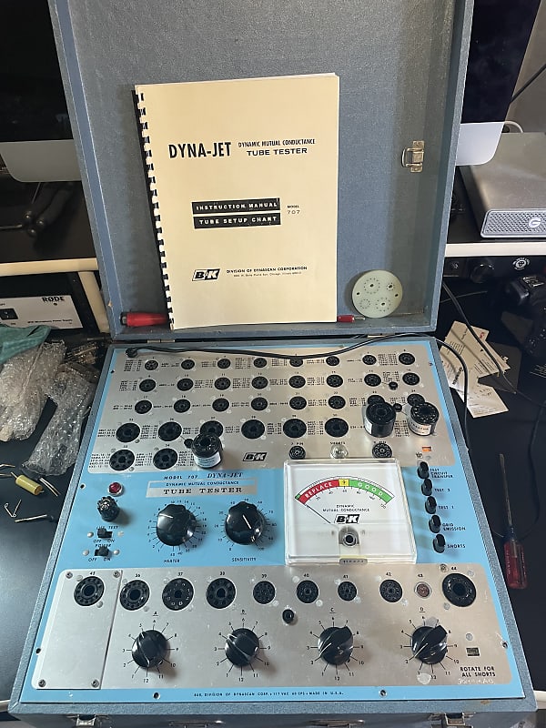 B&K Dyna-Jet 707 Mutual Conductance (Gm) Tube Tester | Reverb