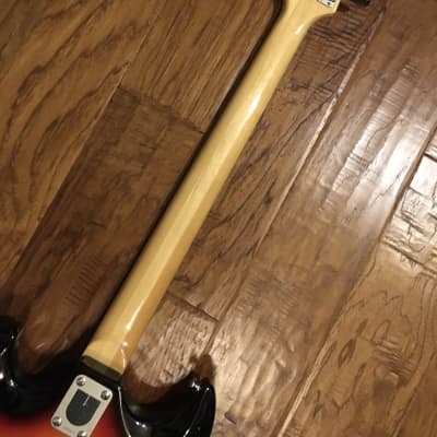 Vintage Univox Badazz Bass Guitar 1974 Sunburst with Original | Reverb